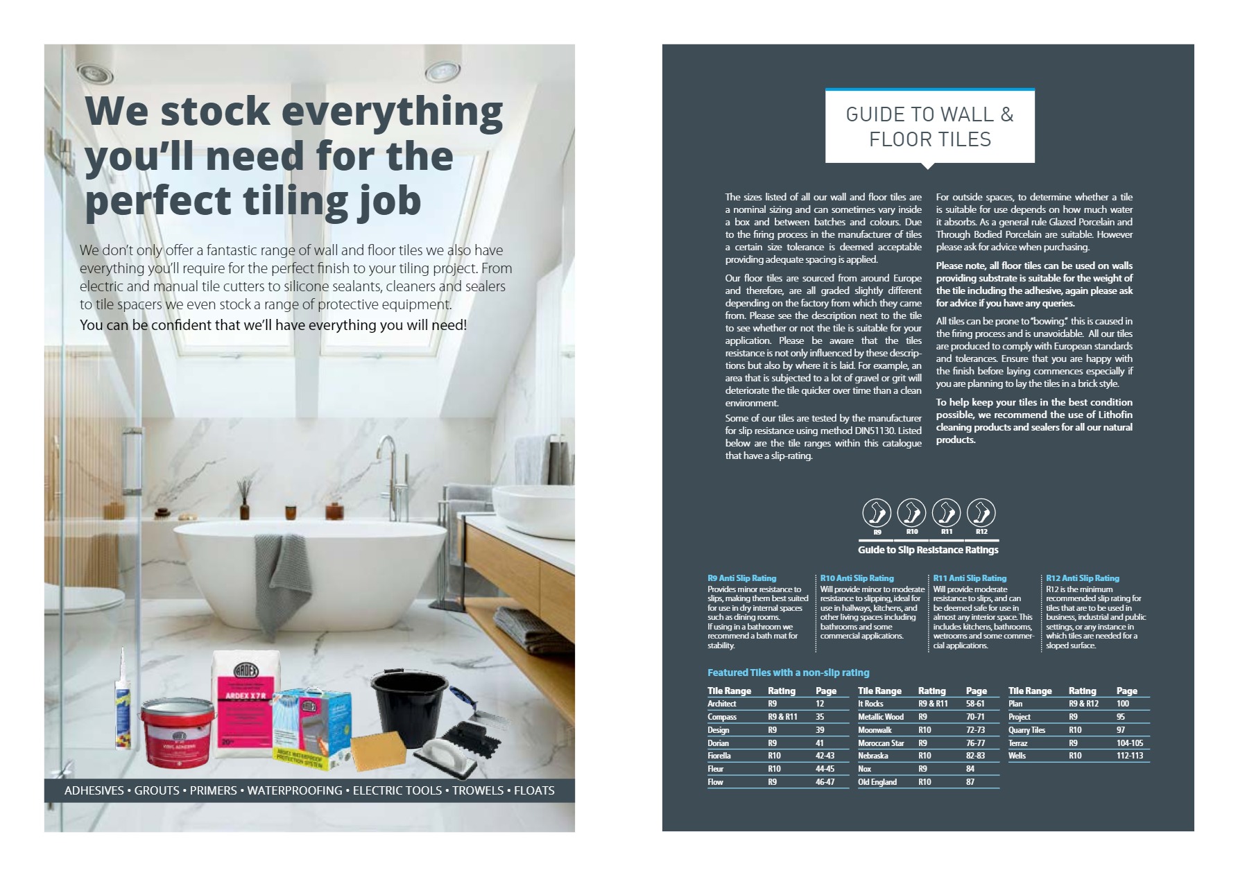 Brochure Download | Floor Tiles and Wall Tiles of all makes and brands